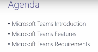 Introduction to Microsoft Teams Summary – Martin Boam's Microsoft Blog