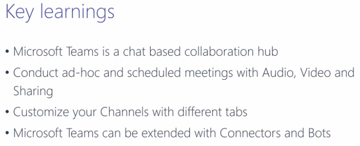 Introduction to Microsoft Teams Summary – Martin Boam's Microsoft Blog