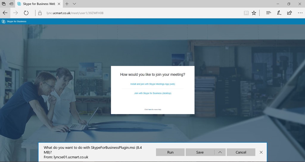 Enable Skype Meetings App to replace Skype for Business Web App on ...