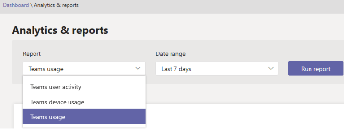 Microsoft Teams Analytics and reports in Teams Admin Centre – My first ...