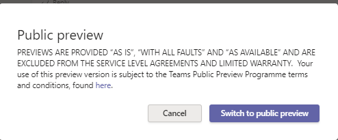 Microsoft Teams – How to join and enable Public Preview for your users ...
