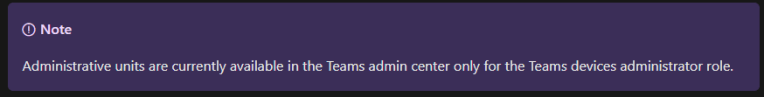 Using Administrative Units for Devices in Teams Admin Center – Martin ...