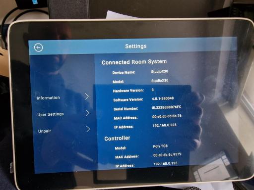 Poly X30 Teams Rooms Setup – Martin Boam's Microsoft Blog